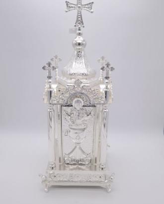 Cutie chivot aurita si argintata 10-117