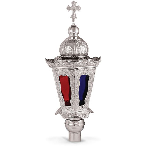 Felinar mic pentru procesiune argintat 75-692